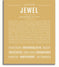 Jewel | Name Art Print – Name Stories