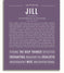 Jill | Name Art Print – Name Stories