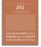 Jill | Name Art Print – Name Stories