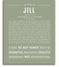 Jill | Name Art Print – Name Stories