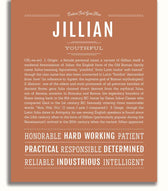 Jillian | Name Art Print – Name Stories
