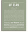Jillian | Name Art Print – Name Stories