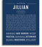 Jillian | Name Art Print – Name Stories