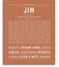 Jim Personalized Name Meaning Art Prints – Name Stories