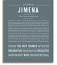 Jimena | Name Art Print – Name Stories