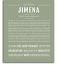 Jimena | Name Art Print – Name Stories