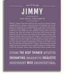 Jimmy | Name Art Print – Name Stories