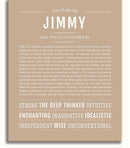 Jimmy | Name Art Print – Name Stories