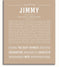 Jimmy Personalized Name Meaning Art Prints – Name Stories