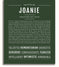 Joanie | Name Art Print – Name Stories