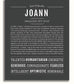 Joann Personalized Name Meaning Art Prints – Name Stories