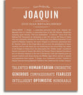Joaquin | Name Art Print – Name Stories