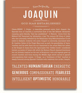 Joaquin | Name Art Print – Name Stories