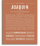 Joaquin Personalized Name Meaning Art Prints – Name Stories