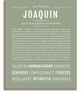 Joaquin | Name Art Print – Name Stories