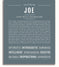 Joe | Name Art Print – Name Stories