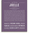Joelle | Name Art Print – Name Stories