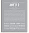 Joelle | Name Art Print – Name Stories