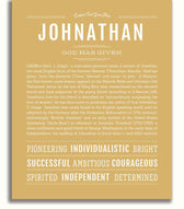 Johnathan | Name Art Print – Name Stories