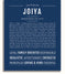 Joiya | Name Art Print – Name Stories