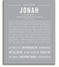 Jonah | Name Art Print – Name Stories