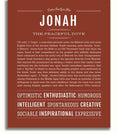 Jonah | Name Art Print – Name Stories