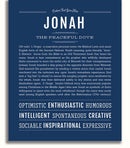 Jonah | Name Art Print – Name Stories