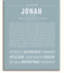 Jonah | Name Art Print – Name Stories