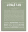 Jonathan Personalized Name Meaning Art Prints – Name Stories