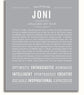Joni | Name Art Print – Name Stories
