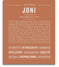 Joni | Name Art Print – Name Stories