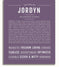 Jordyn | Name Art Print – Name Stories