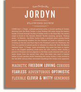 Jordyn | Name Art Print – Name Stories
