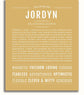 Jordyn | Name Art Print – Name Stories