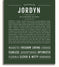 Jordyn | Name Art Print – Name Stories