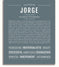 Jorge | Name Art Print – Name Stories