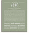 Jose | Name Art Print – Name Stories