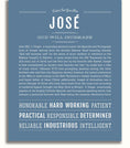 Jose | Name Art Print – Name Stories