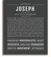 Joseph | Name Art Print – Name Stories