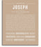 Joseph | Name Art Print – Name Stories