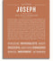 Joseph | Name Art Print – Name Stories