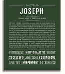 Joseph | Name Art Print – Name Stories