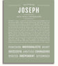 Joseph | Name Art Print – Name Stories