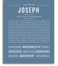 Joseph | Name Art Print – Name Stories