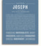 Joseph | Name Art Print – Name Stories