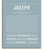 Joseph | Name Art Print – Name Stories