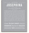Josephina | Name Art Print – Name Stories