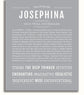 Josephina | Name Art Print – Name Stories