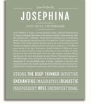 Josephina | Name Art Print – Name Stories