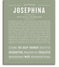 Josephina | Name Art Print – Name Stories